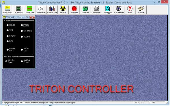 KORG OASYS COMPANION,TRITON CONTROLLER, Virtual Instruments and Fractal ...